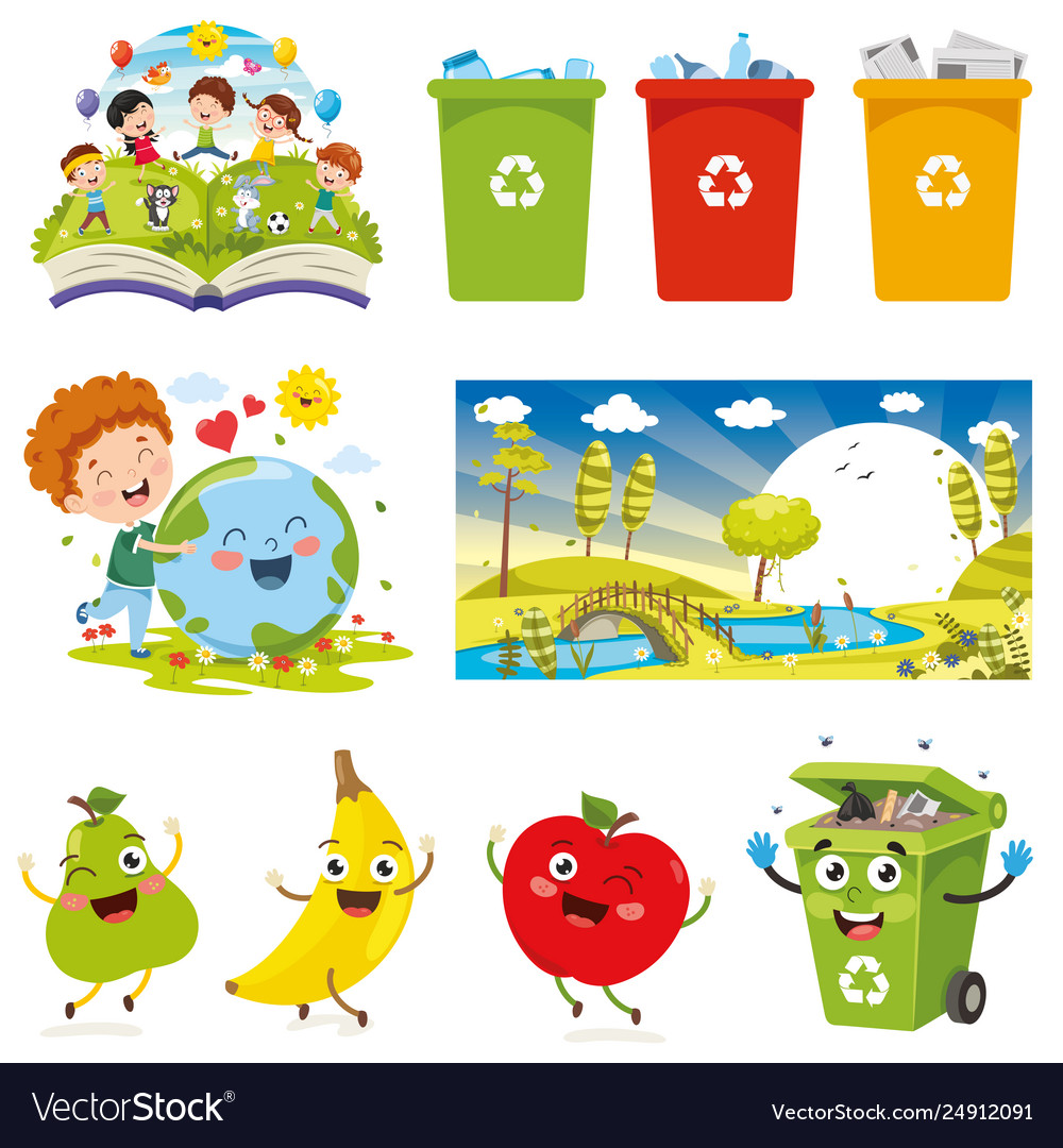 Environment elements Royalty Free Vector Image