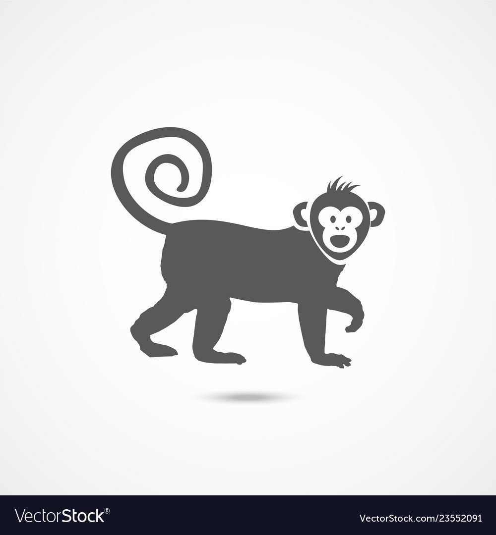Monkey icon Royalty Free Vector Image - VectorStock