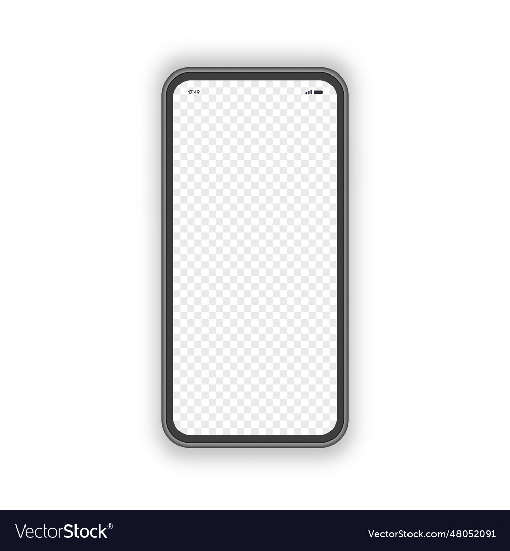 Realistic smartphone Royalty Free Vector Image