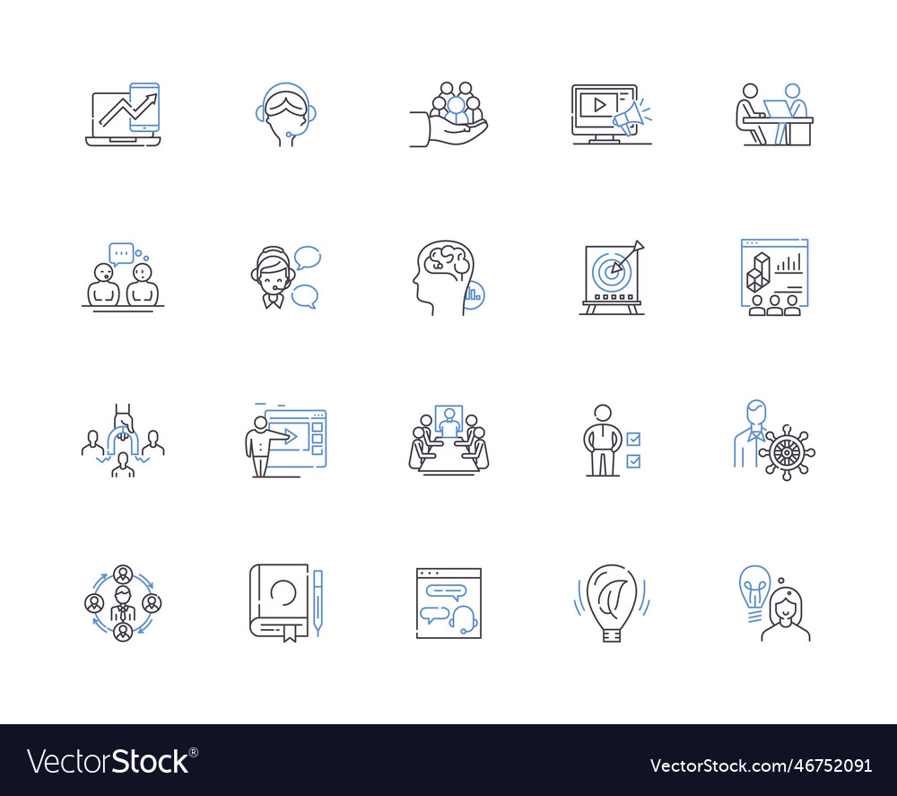 Tourism outline icons collection travel visit Vector Image Tourism outline icons collection travel visit Vector Image