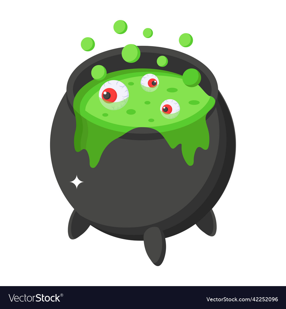 Cauldron Royalty Free Vector Image - VectorStock