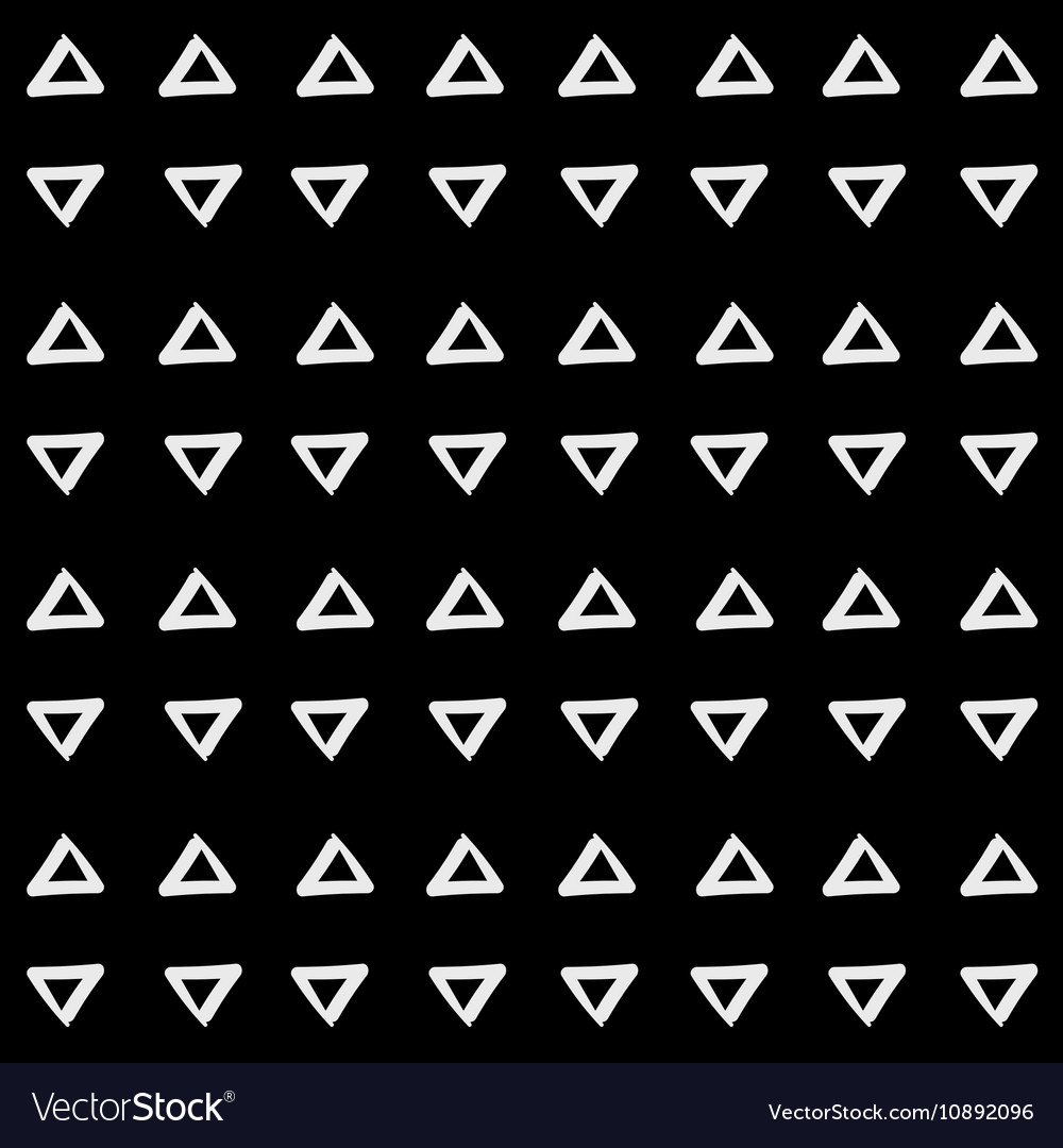 Pattern minimalist background triangle retro Vector Image