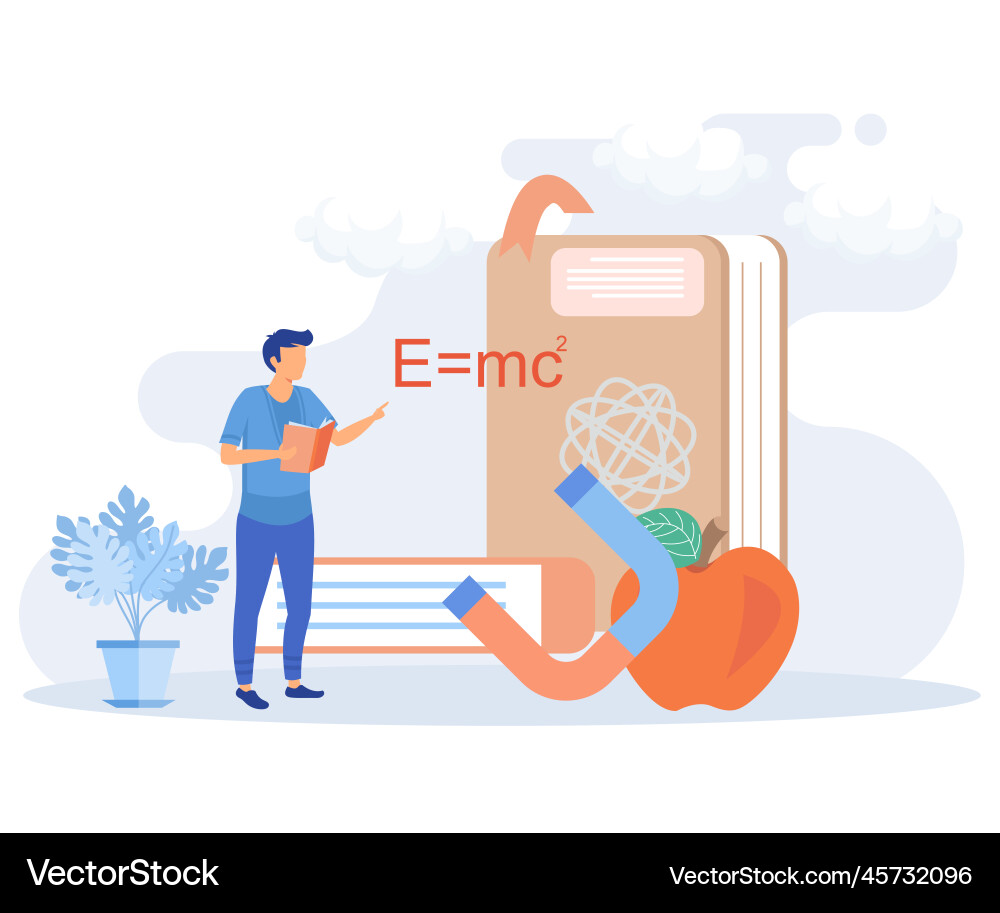 School and preschool lessons subjects set Vector Image