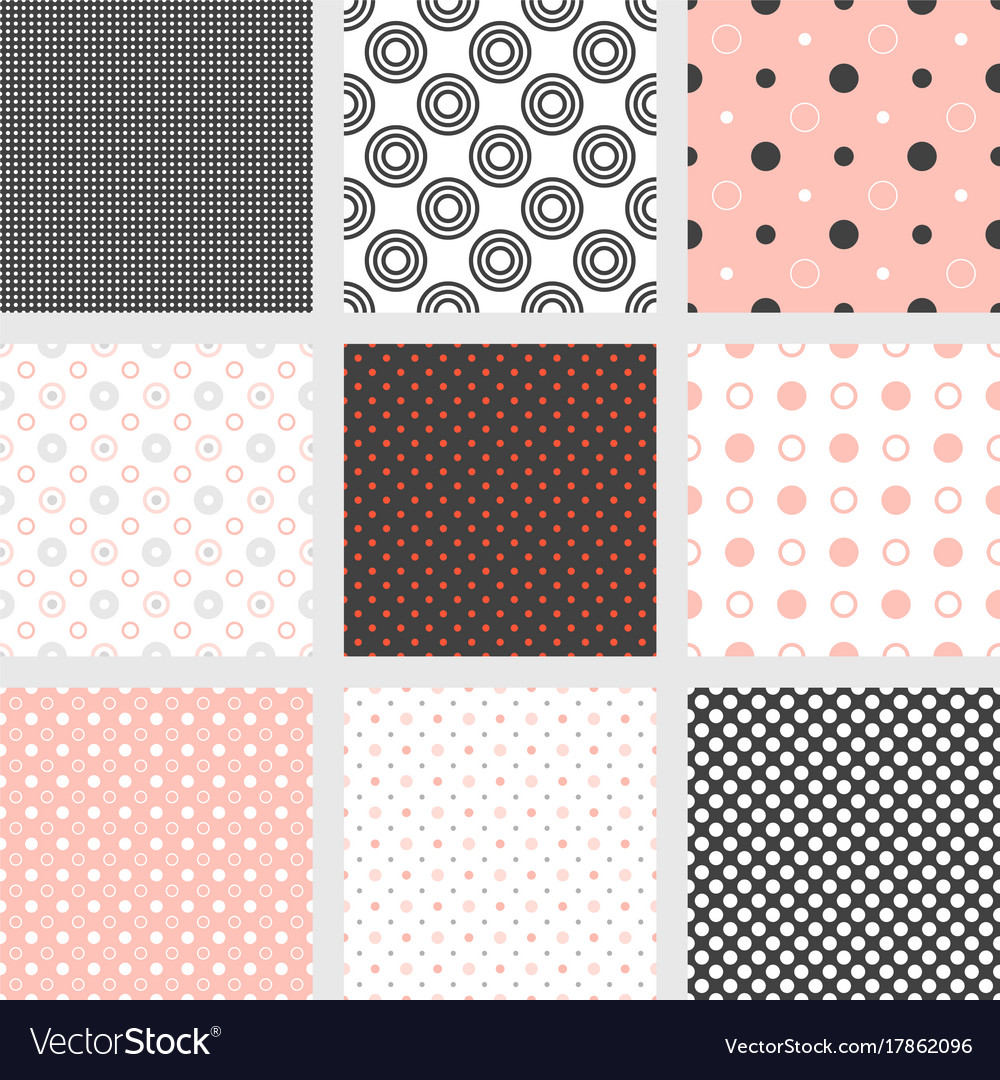 Set of seamless pattern Royalty Free Vector Image