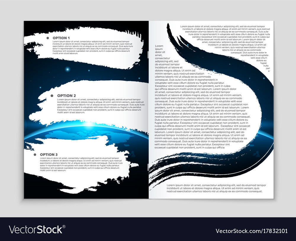 Abstract layout background set for art Royalty Free Vector