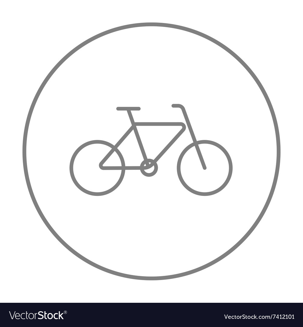 Bicycle line icon Royalty Free Vector Image - VectorStock