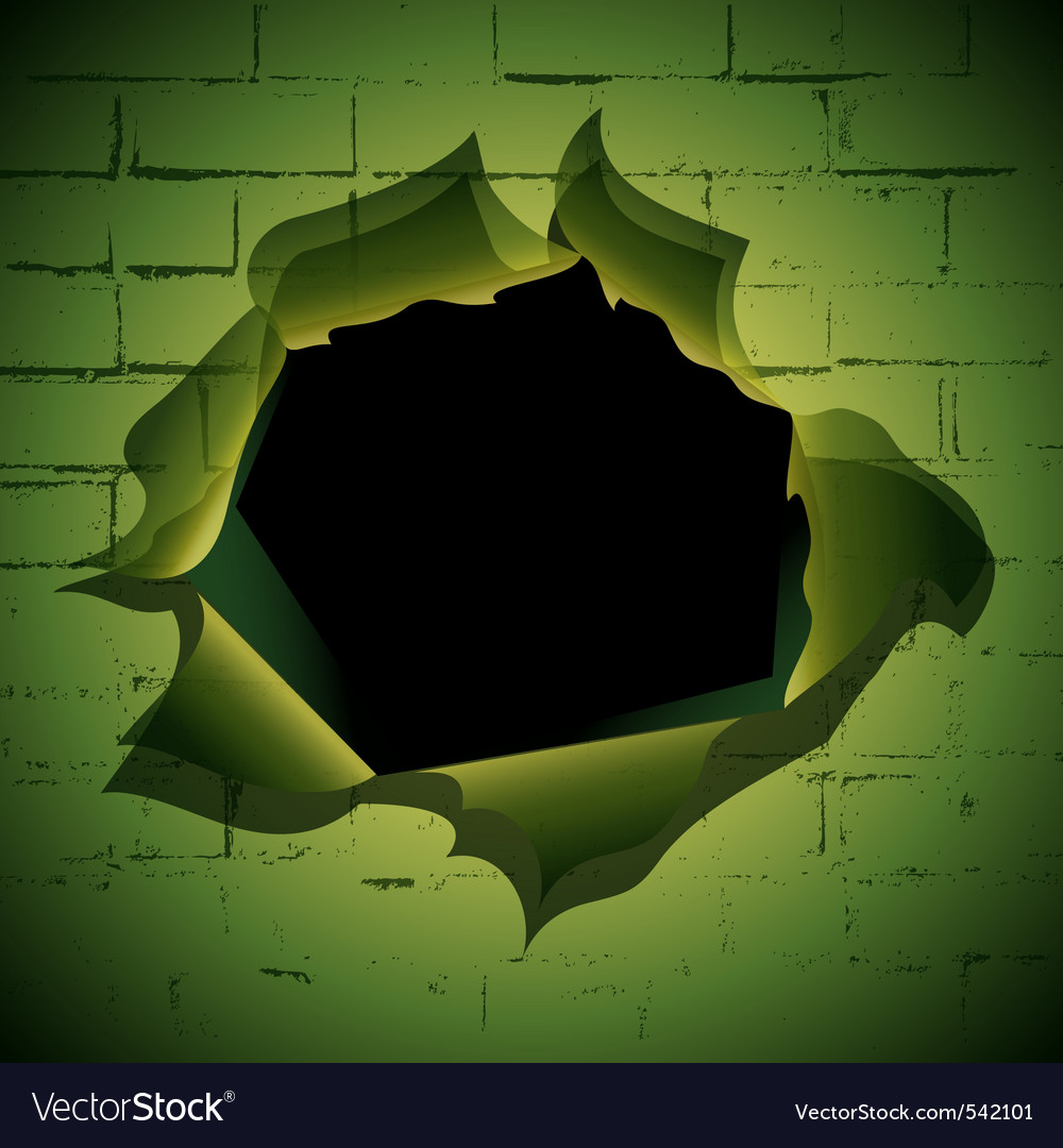 Break through Royalty Free Vector Image - VectorStock