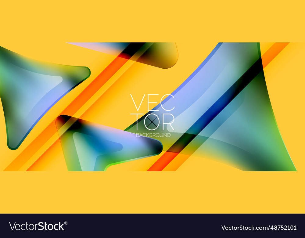 Fluid gradient arrow abstract vibrant arrows Vector Image