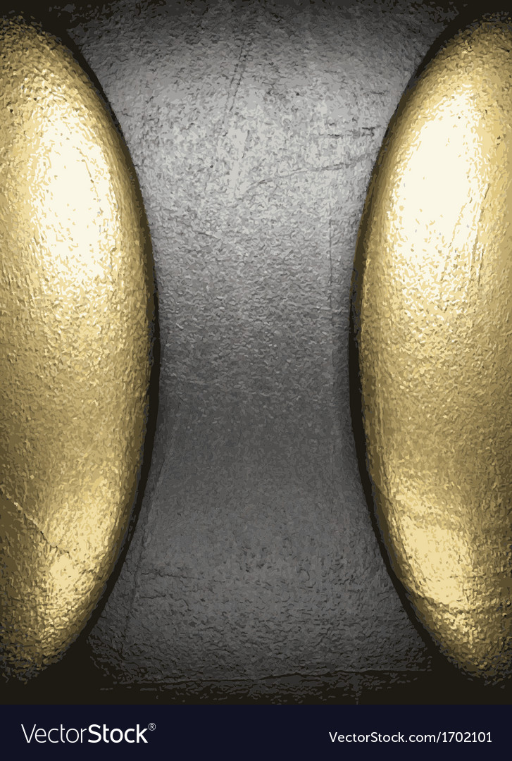 Gold and silver background Royalty Free Vector Image