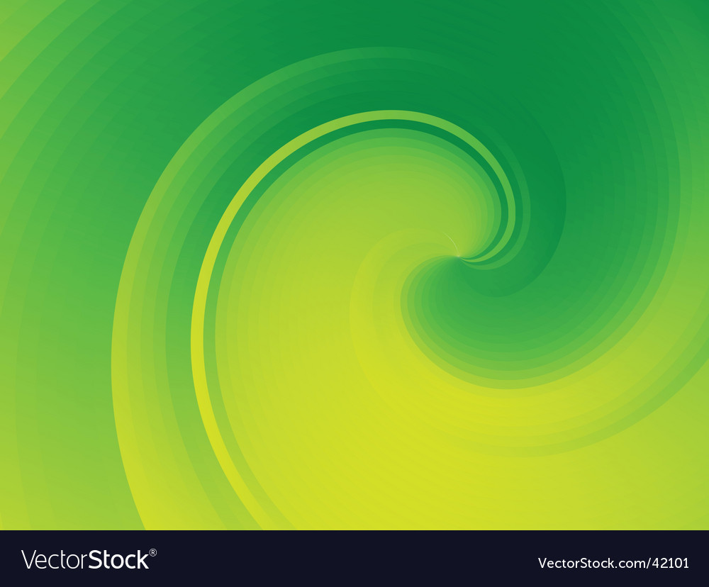 Green wave Royalty Free Vector Image - VectorStock