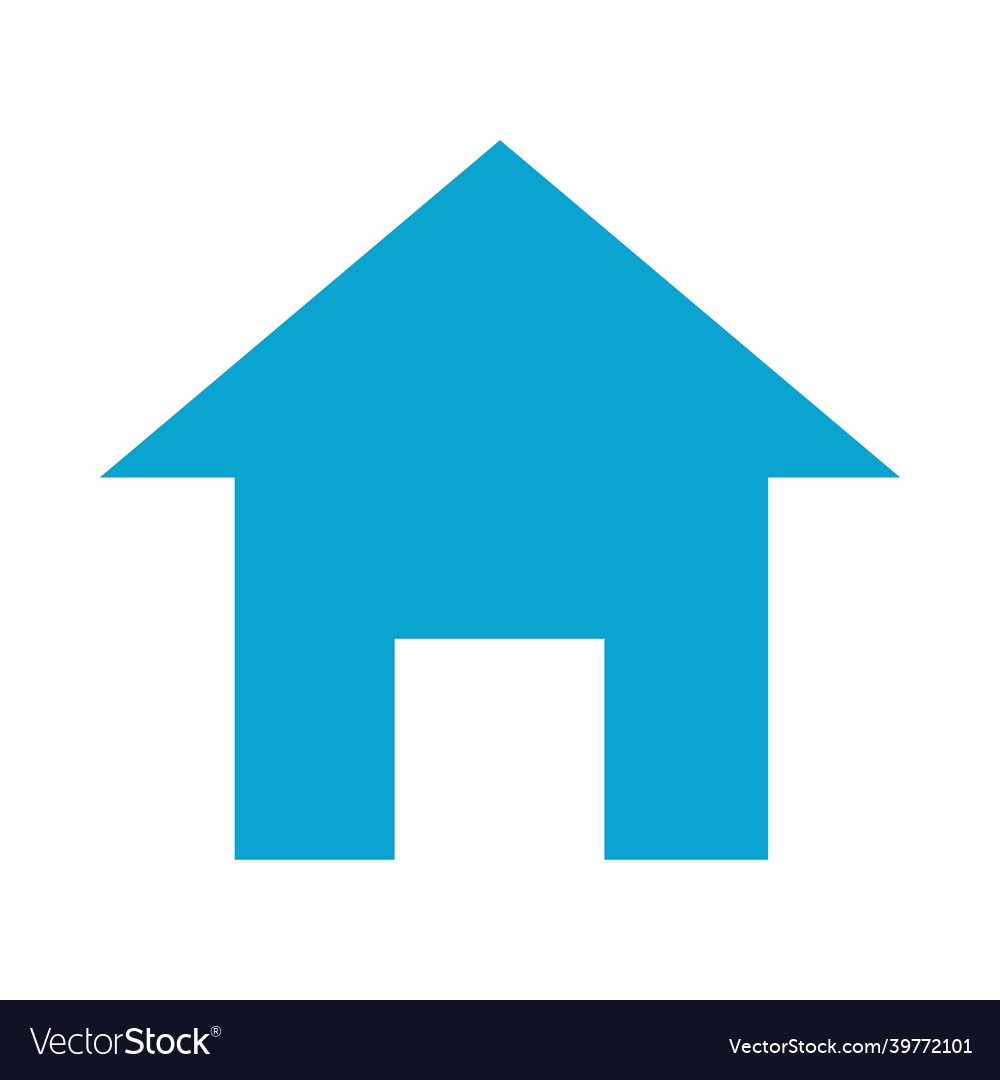 House shape icon Royalty Free Vector Image - VectorStock