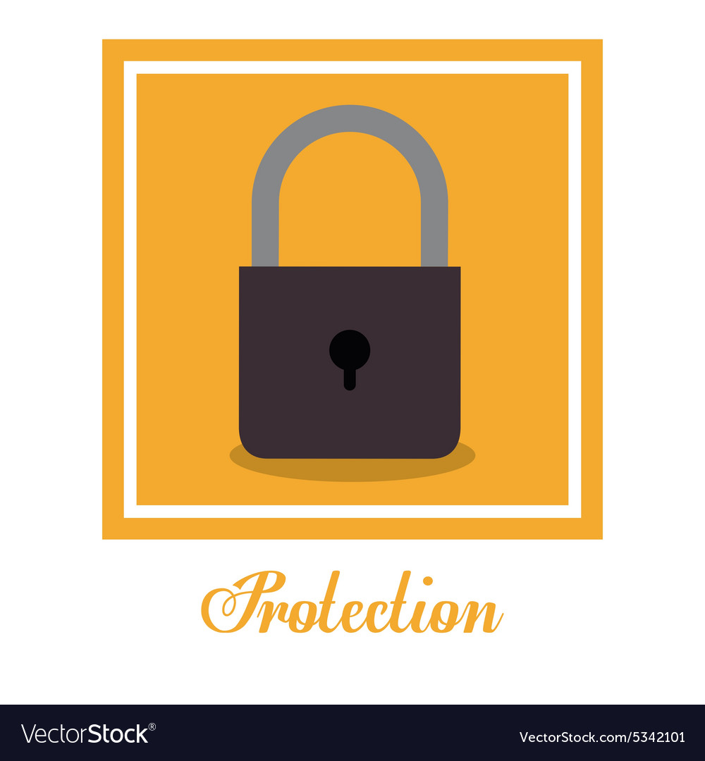 Protection design Royalty Free Vector Image - VectorStock