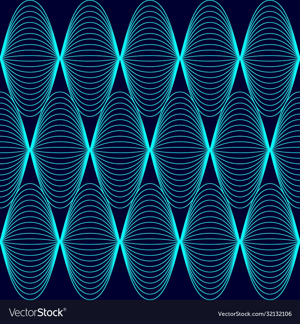 Abstract wave line blue pattern Royalty Free Vector Image