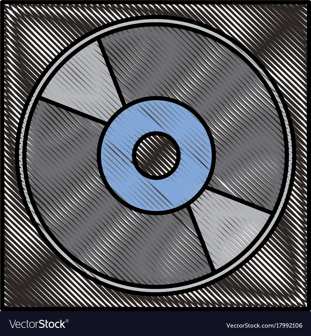 Case for dvd or cd compact disk storage digital Vector Image