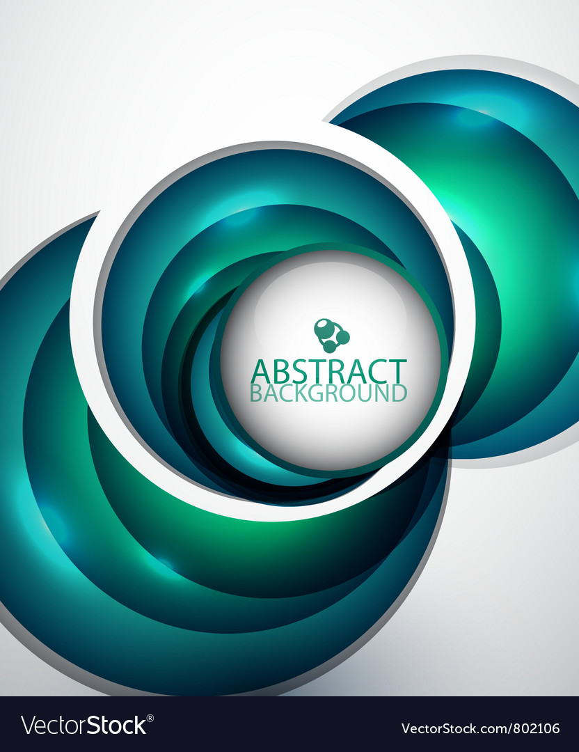 Circle abstract background Royalty Free Vector Image