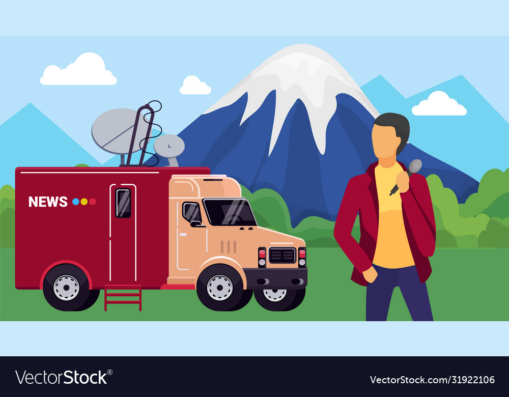 Journalist design Royalty Free Vector Image - VectorStock