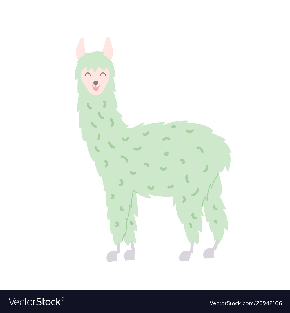 Llama Royalty Free Vector Image - VectorStock