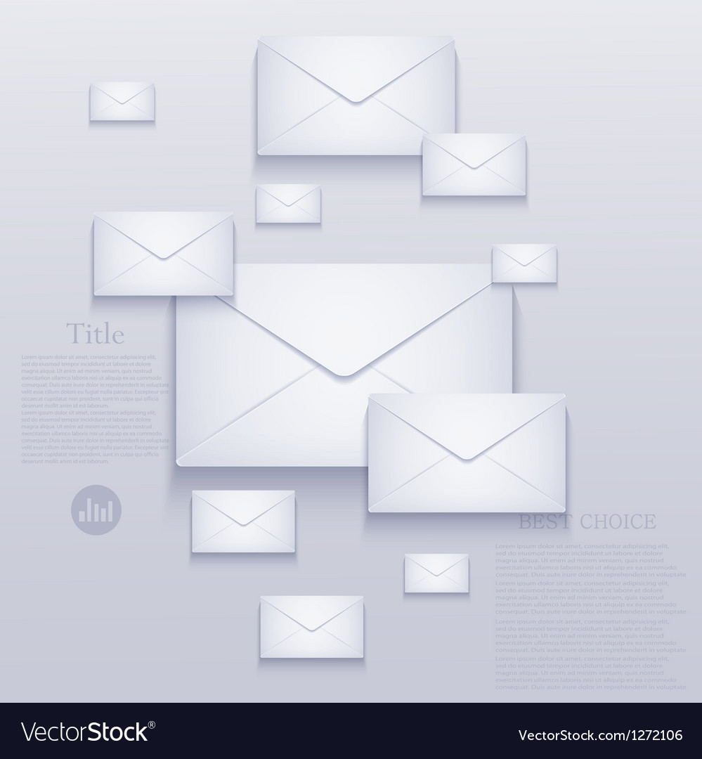 Mail background Royalty Free Vector Image - VectorStock