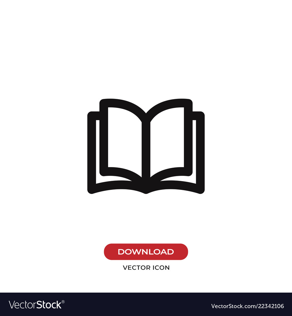 Open book icon Royalty Free Vector Image - VectorStock