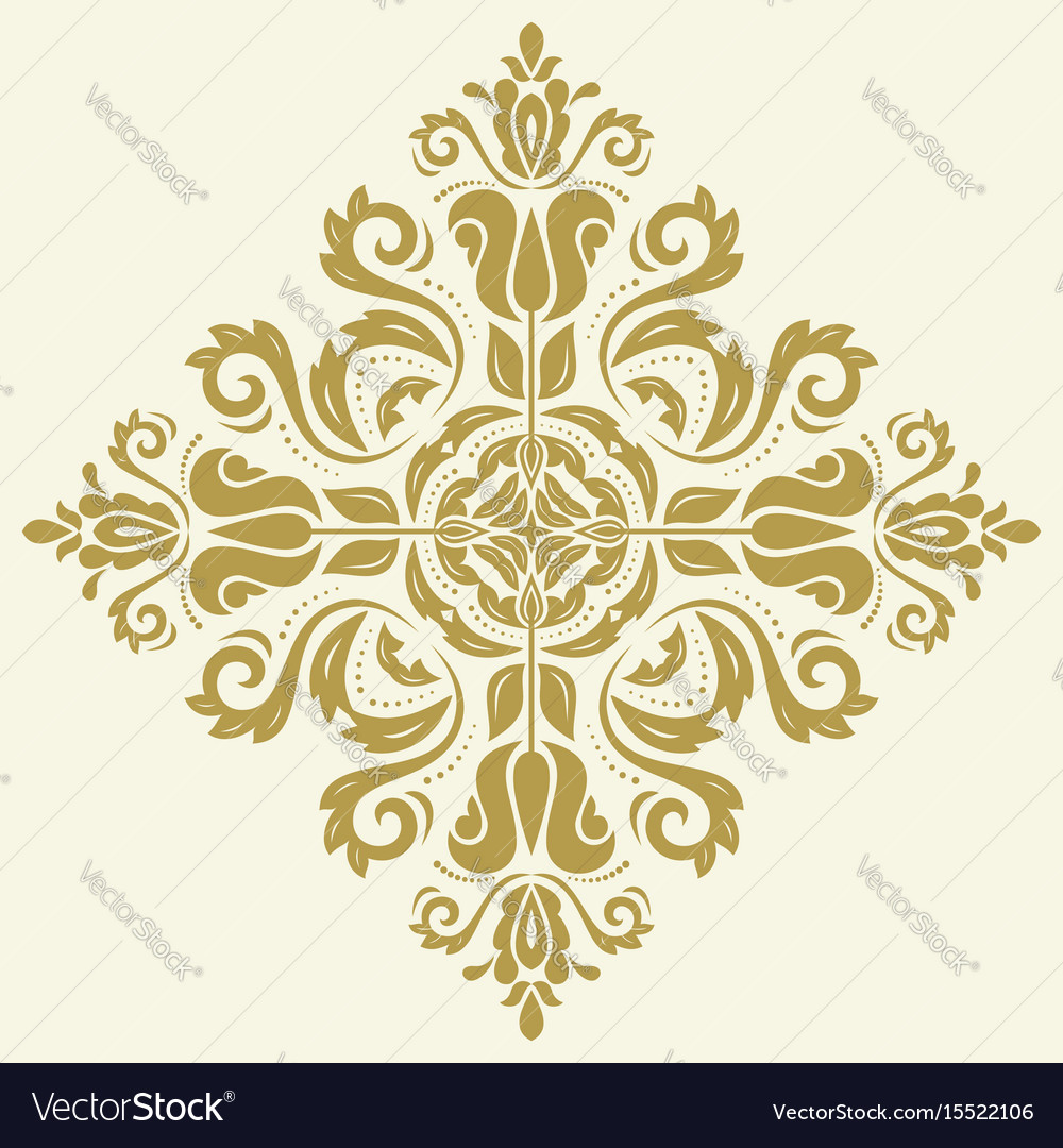 Oriental abstract pattern Royalty Free Vector Image