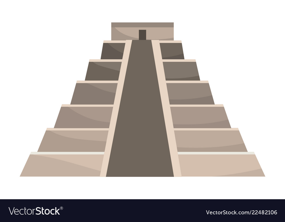 Pyramid structure icon Royalty Free Vector Image