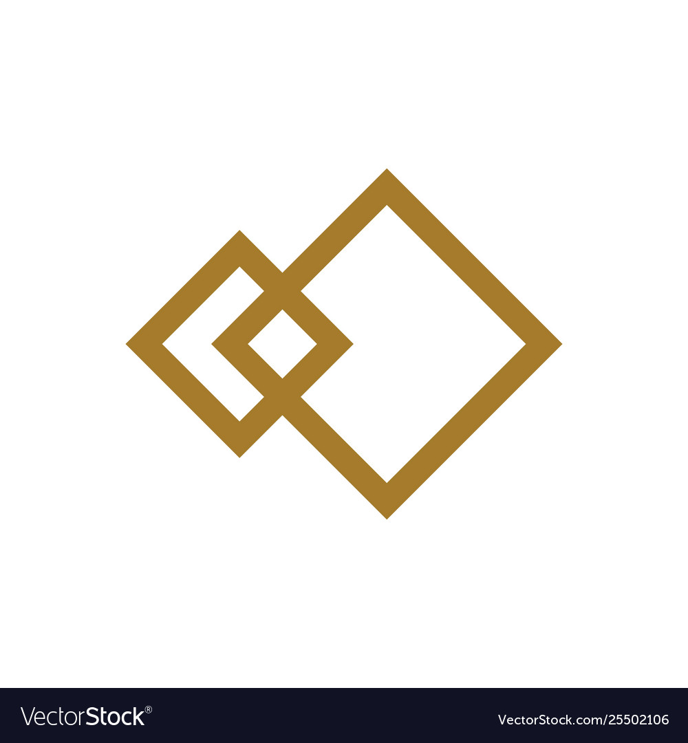 Square icon Royalty Free Vector Image - VectorStock