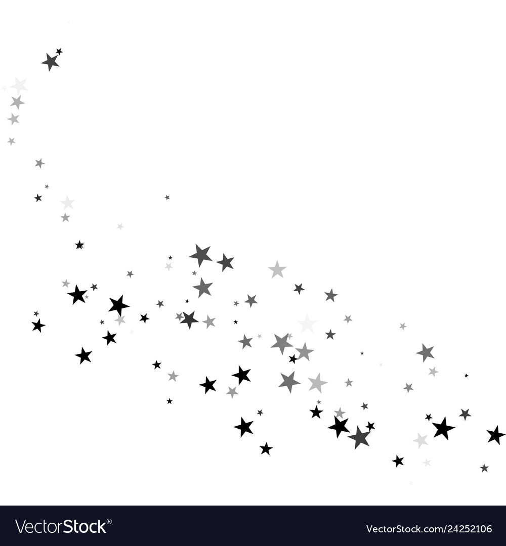 Stardust trail comet Royalty Free Vector Image