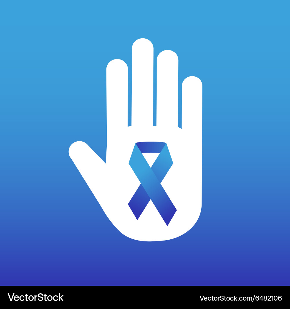 Stop cancer medical logo icon concept Royalty Free Vector