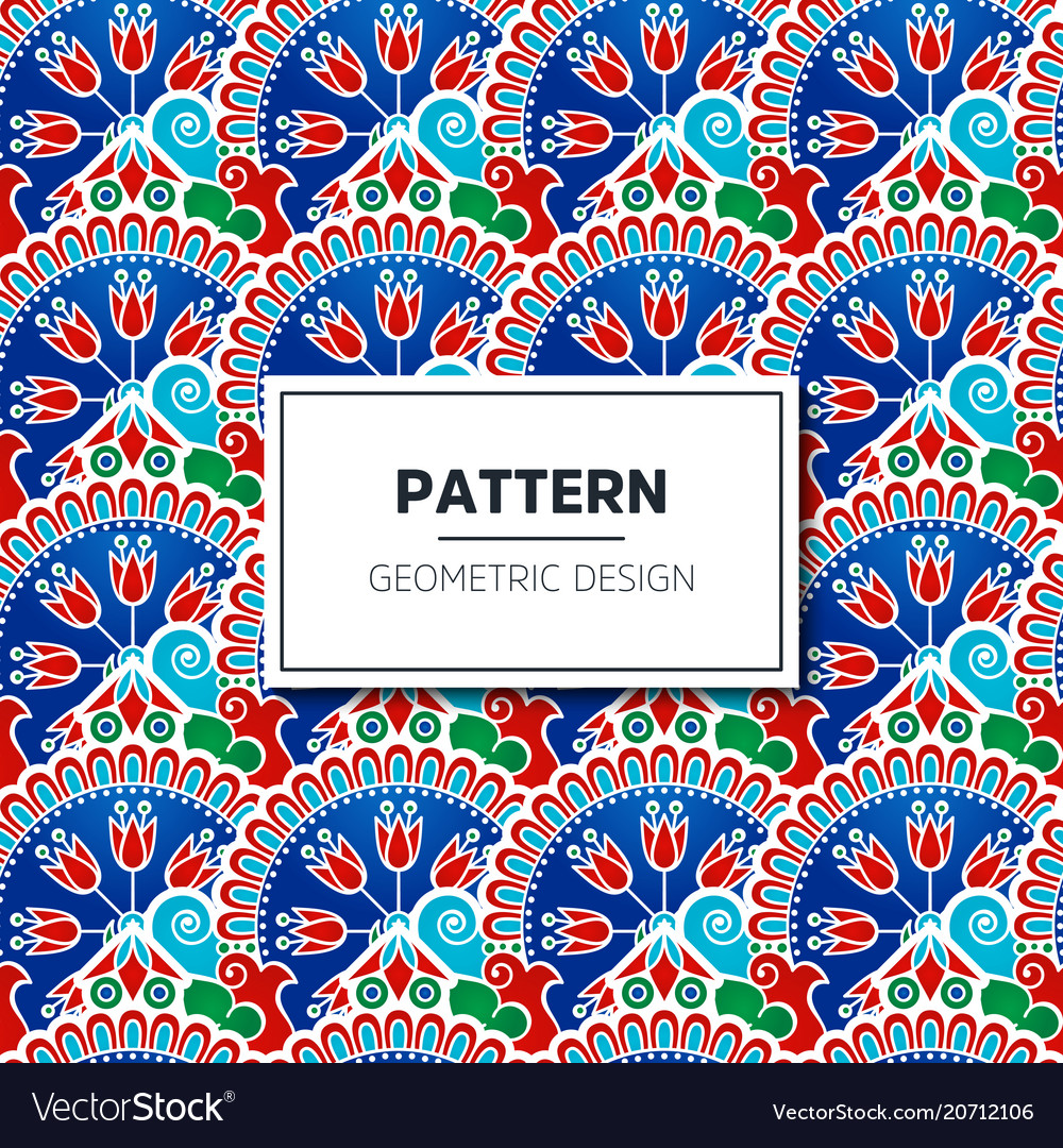 Turkish seamless pattern Royalty Free Vector Image