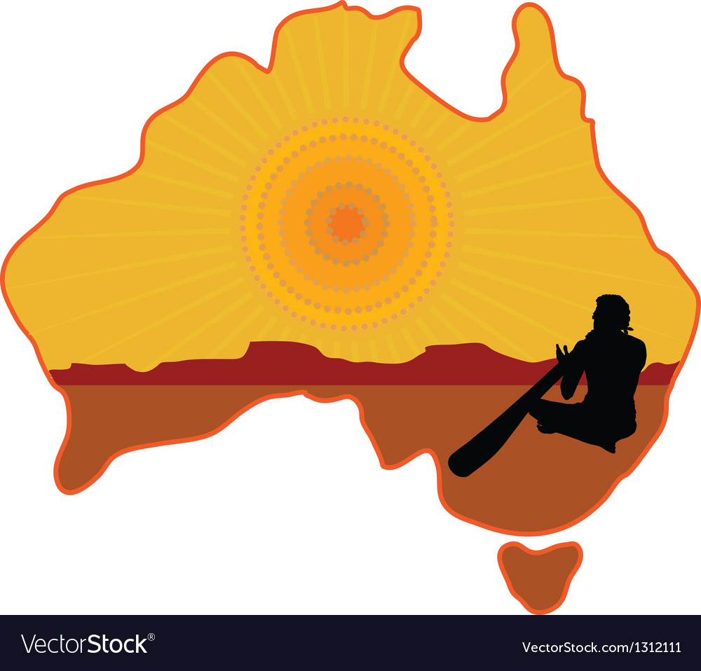 Australia aboriginal Royalty Free Vector Image