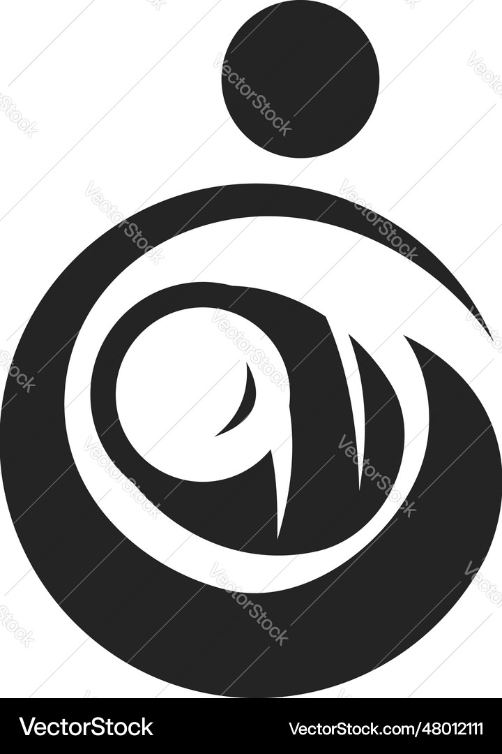 Baby logo template icon brand identity isolated Vector Image