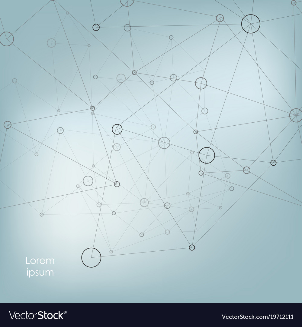 Communication abstract network background Vector Image