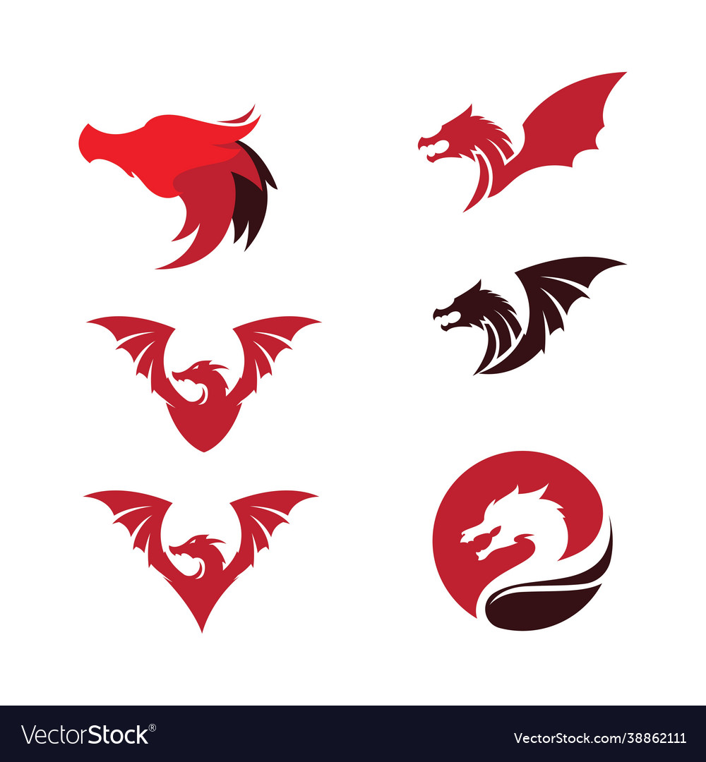 Dragon icon Royalty Free Vector Image - VectorStock