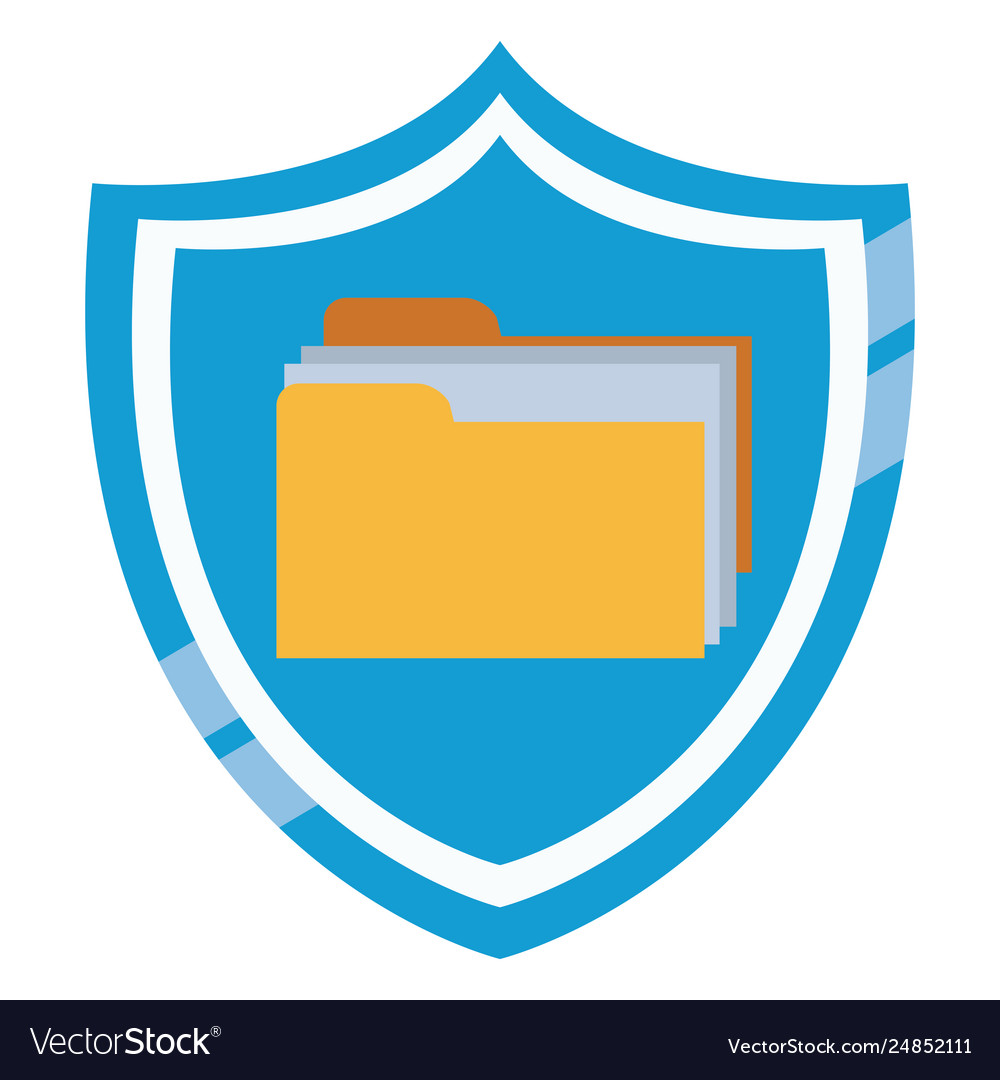 Folder file symbol Royalty Free Vector Image - VectorStock