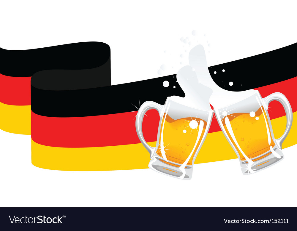 German beer Royalty Free Vector Image - VectorStock