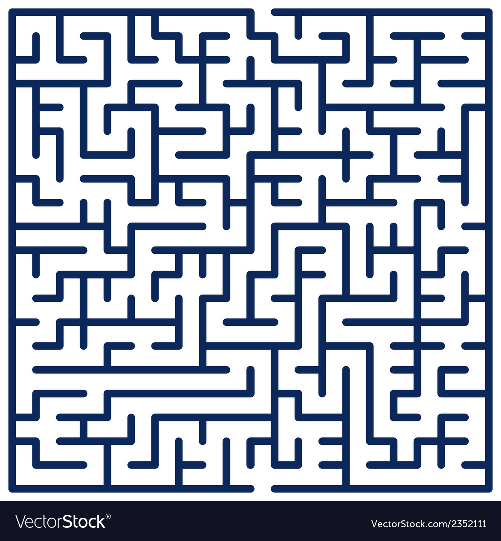 Maze Royalty Free Vector Image - VectorStock