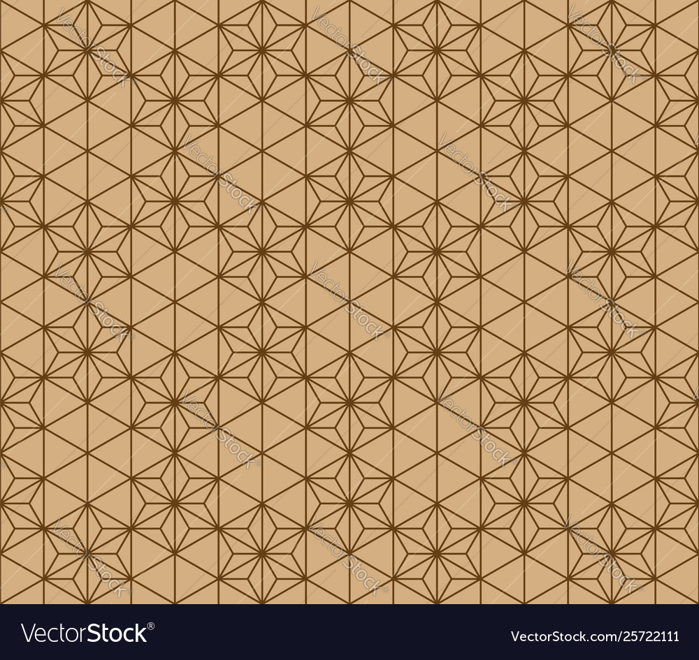 Seamless geometric pattern based on japanese Vector Image