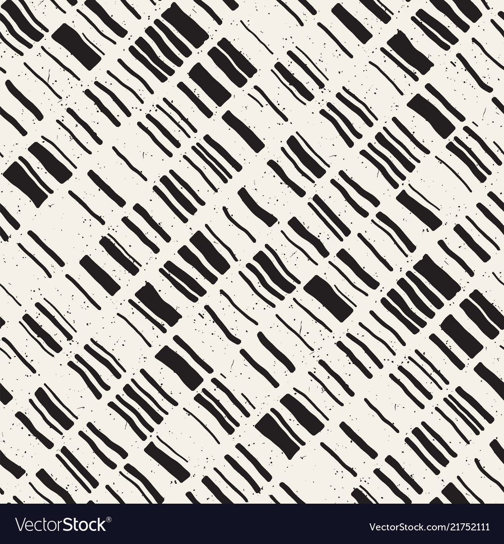 Seamless hand drawn style chevron pattern Vector Image