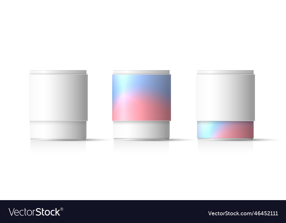 Set packaging design template for product box Vector Image