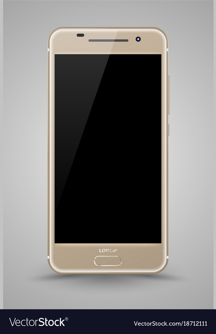 Smartphone mockup Royalty Free Vector Image - VectorStock