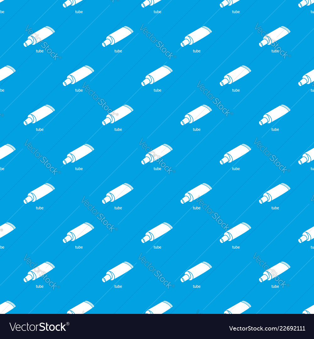 Tube pattern seamless blue Royalty Free Vector Image
