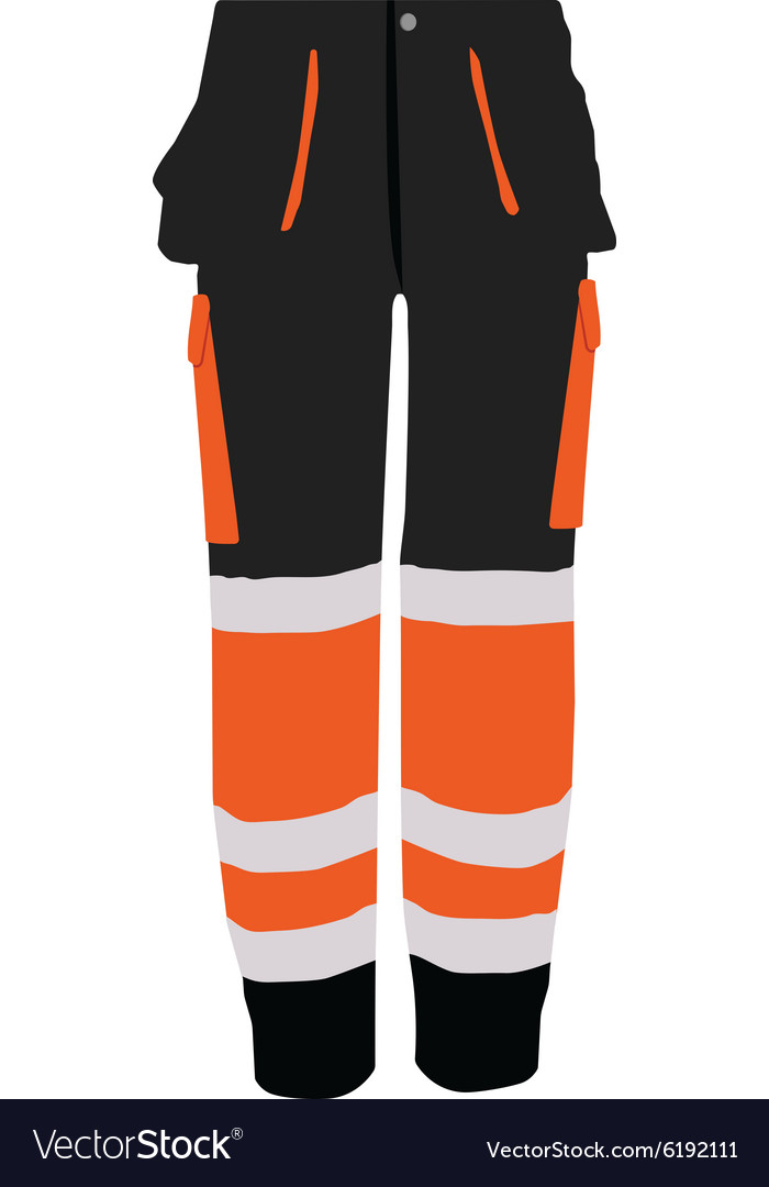 Worker pants Royalty Free Vector Image - VectorStock