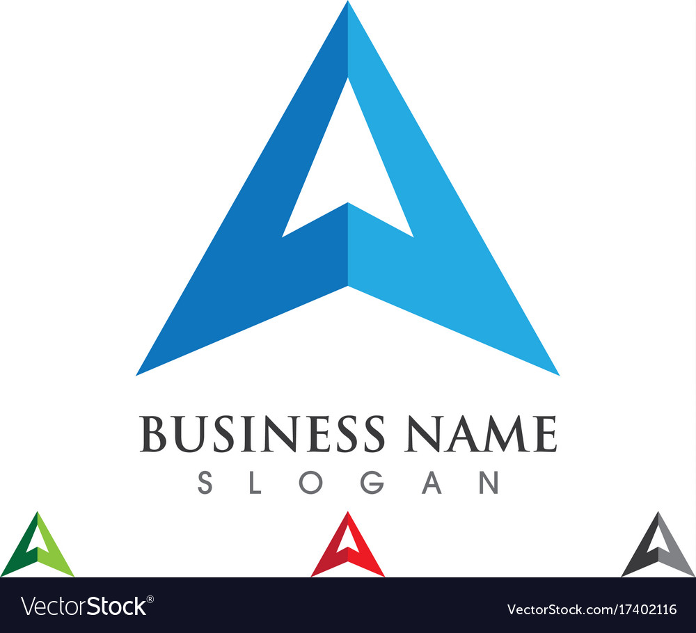 A letter logo Royalty Free Vector Image - VectorStock