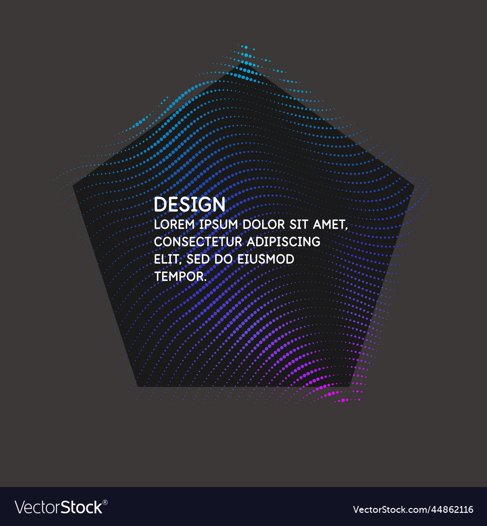 Abstract background with dynamic waves Royalty Free Vector