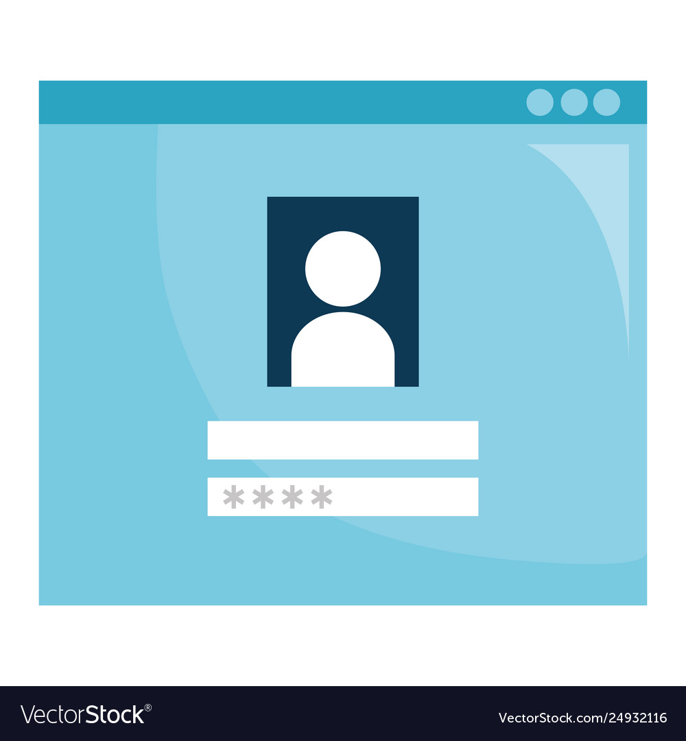 Access template login icon Royalty Free Vector Image