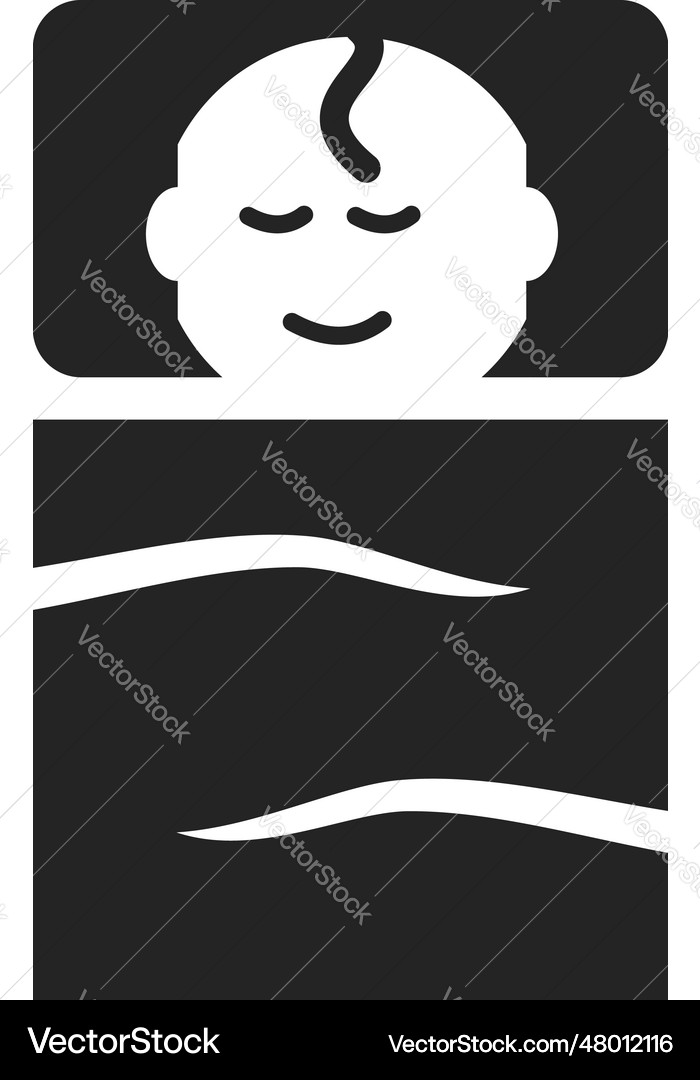 Baby logo template icon brand identity isolated Vector Image