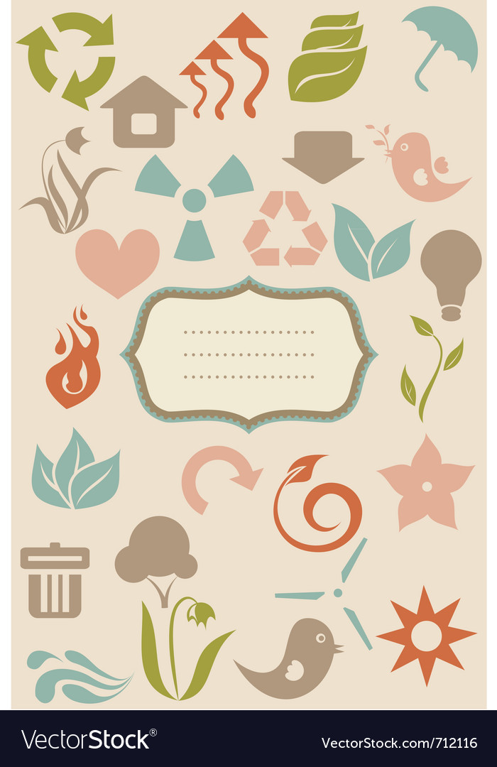 Ecology poster Royalty Free Vector Image - VectorStock