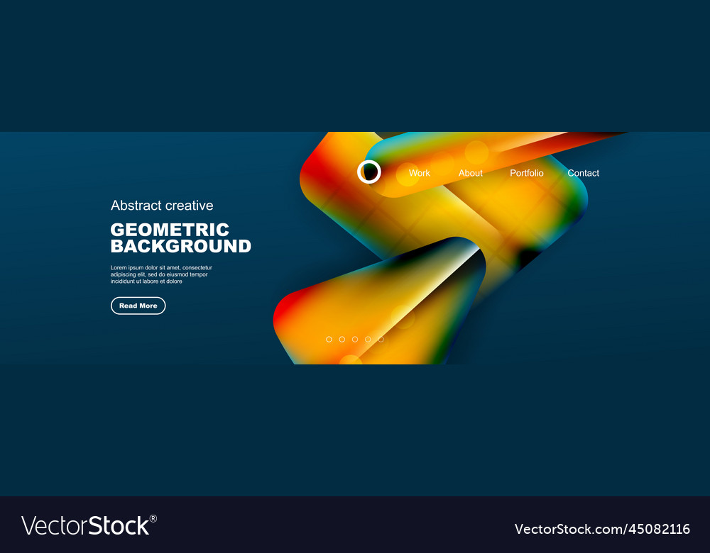 Geometric shapes composition abstract Royalty Free Vector