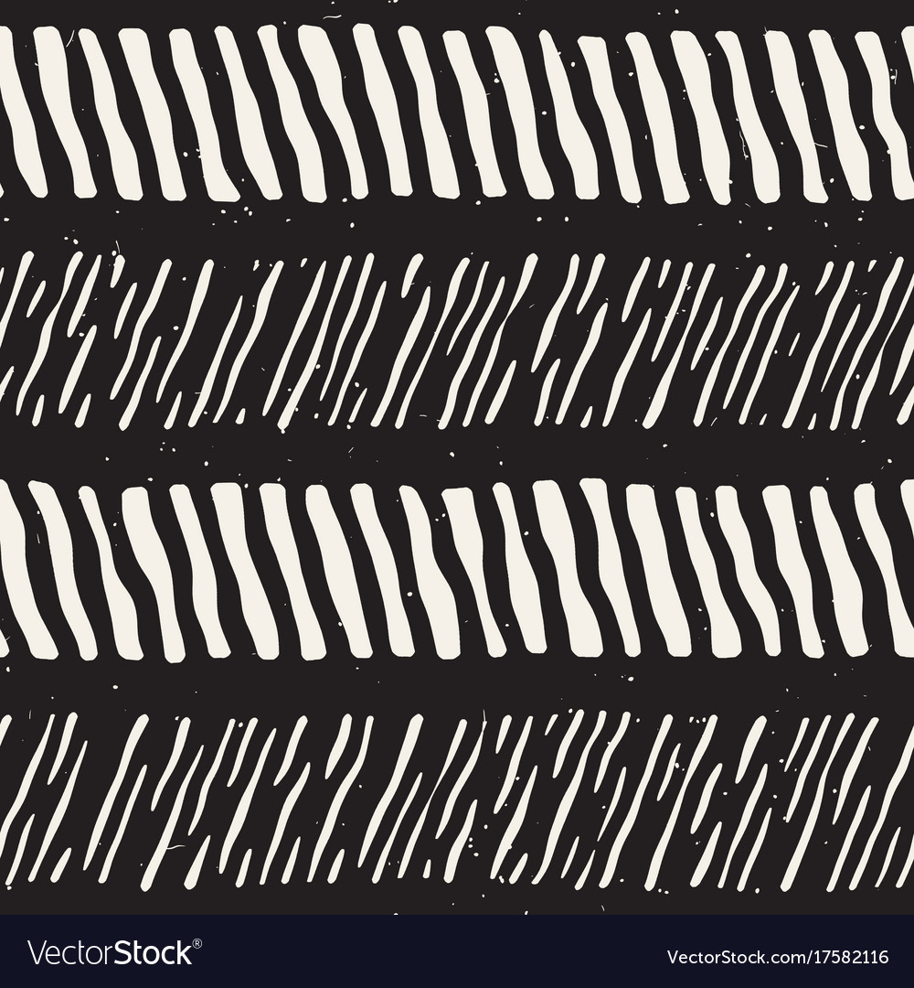 Hand drawn style seamless pattern abstract Vector Image