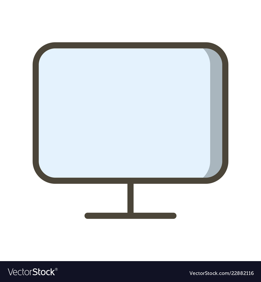 Monitor icon Royalty Free Vector Image - VectorStock